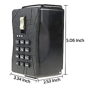 NU-SET Eyecon WiFi-Enabled Smart Lock Box Key Sharing for Home, Commercial Use, Real Estate, or Vacation Rental - Manage Access Remotely, Exclusive Feature Blockchain Secure Photo Key, 7080-3