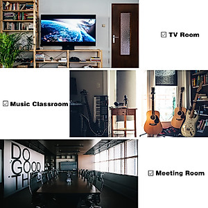 GoTiling Acoustic Panels Self-Adhesive Felt Decorative Soundproofing Panel Tiles, High Density Sound Absorbing Panels 9 Grids Pin Board, Acoustic Treatment for Home & Offices, 6 Pack, Light Grey