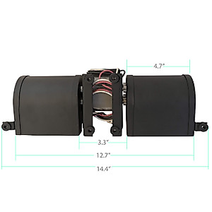 Endurance Pro HB-RB167 Fireplace Blower for Regency, Nordica, Valley Comfort, Pacific GFK-160 GFK-160A Heat N Glow, Regency Wood Stove