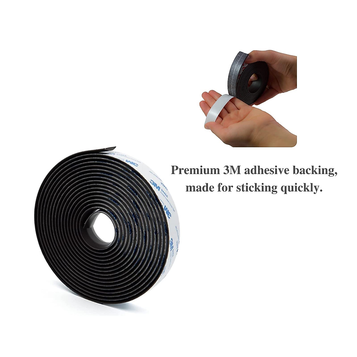 LeadCon 13 Feet Upgrade Vacuum Boundary Marker with Self Adhesive Backing, Magnetic Boundary Markers Strip Works for Neato Shark Roborock Robotic Vacuum Cleaner Boundary Tape