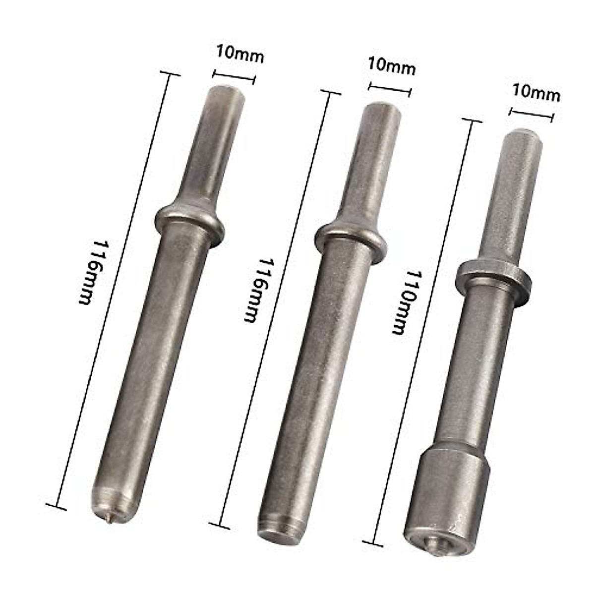 YaeCCC 7 Pcs Heavy Duty Smoothing Pneumatic Air Rivet Hammer Tools ...