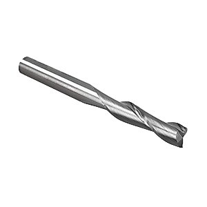 POWERTEC Solid Carbide Up Cut Spiral Router Bit, 1/4" Shank and 1/4 inch Cutting Dia., 1-Inch Cutting Length, Woodworking Router bits for use on CNC and Router Tool (73002)