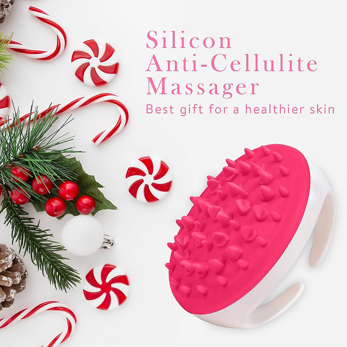 Cellulite Remover Anti Cellulite Massager Roller - Anticellulite Fascia Blaster for Cellulite Treatment - Improves Fat Deposits Use Cellulite Brush & Cellulite Roller with Cream or Oil