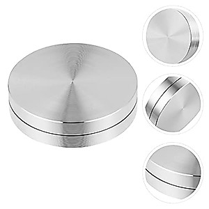EXCEART Rotating Cake Stand Turntable Cake Rotator Base Bearing Aluminium Alloy Revolving Cake Stand Spinner For Cake Decorations Pastries Cupcake