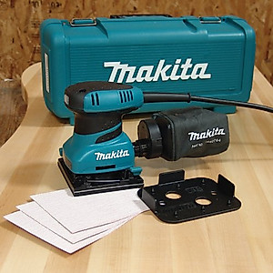 Makita BO4556K 1/4 Sheet Finishing Sander, with Tool Case