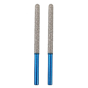 Tuck Point Pin Diamond Bit - BRSCHNITT 72 x7.4mmDiamond Mortar Raking Bit with Round Shank for Removing old Mortar Grinding/Shaping Masonry,Stone,Concrete,Inside Corners Diamond Glitter Bit.