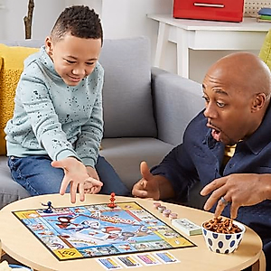 Hasbro Gaming Monopoly Junior: Marvel Spidey and His Amazing Friends Edition Board Game for Kids Ages 5+,with Artwork from The Animated Series,Kids Board Games