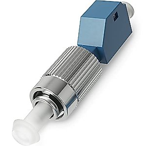 BEYONDTECH LC to FC Adapter (Individually Tested) Fiber Optic Singlemode Simplex (FC/UPC to LC/UPC) - 1 Pack Visual Fault Locator Fiber Adapter for Fiber Tester (VFL) FC to LC Female Coupler