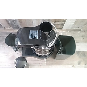 JACK LALANNE CL003AP 600 RPM Motor Power Juicer, Black