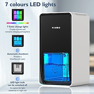 Dehumidifier for Home,Kiumo 40 OZ Small Dehumidifiers for Room, Quiet with Auto Shut Off, Portable Dehumidifiers for Bedroom (350 sq. ft), Bathroom, RV, Closet