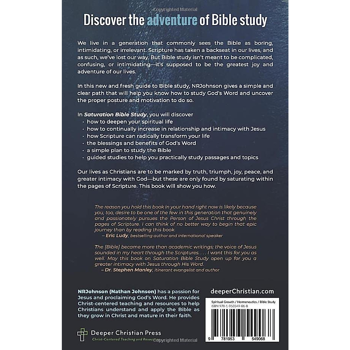 Saturation Bible Study: the adventure to know Jesus and be transformed by truth