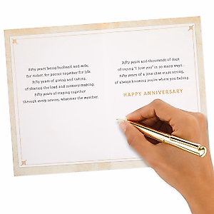 Hallmark 50th Anniversary Card (Golden Anniversary)