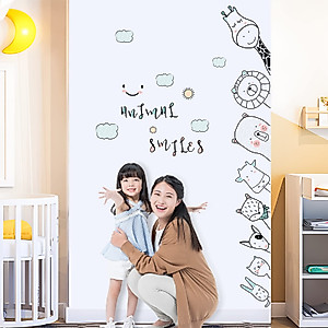 DKTIE Wall Stickers Decals for Kids Room Bedroom Baby Room Wall Decor Sticker Cute Animal Door Sticker
