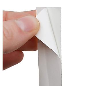 Teak Tuning 3PK Premium Fingerboard Skate Grip Tape, Black & White Logo Edition - 38mm x 114mm - Set of 3 Sheets - Adhesive Backing