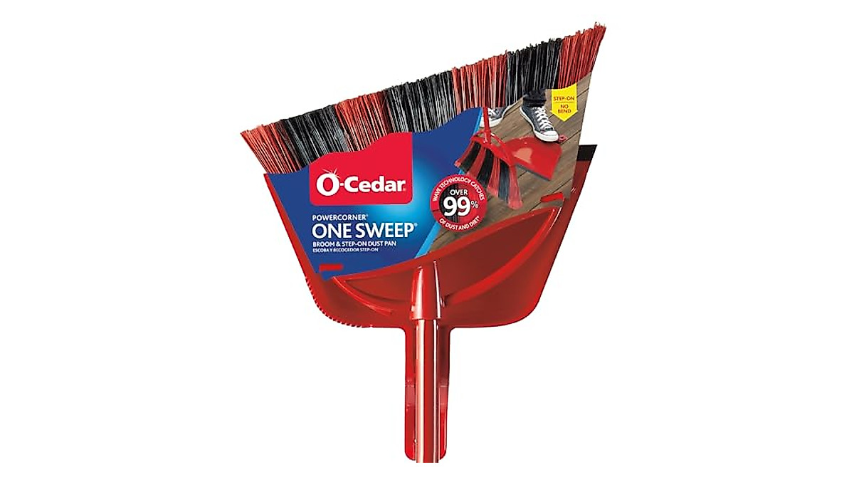 O-Cedar One Sweep Broom | Effortless Cleaning Tool