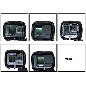 Hard Carrying Case for GoPro Hero 11 10 9 8 7 6 5 4 Waterproof Housing Case,DJI Osmo Action 3 Camera Waterproof Shell,Insta360 One R RS AKASO Underwater Dive Shell and More