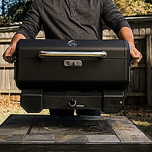 Masterbuilt MB20040522 Portable Charcoal Grill Without Cart, 17"D x 28"W x 9"H, Black