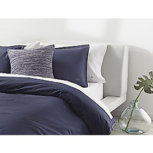 Lacoste Washed Solid Duvet Set, Indigo Blue, King (16270312)