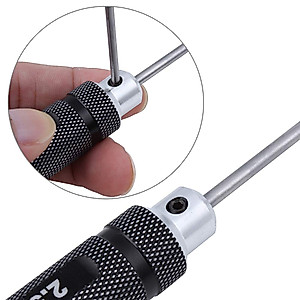 Hobbypark 4pcs Hex Screw Driver Set 1.5mm 2.0mm 2.5mm 3.0mm Allen Wrench Keys Screwdriver Kit RC Repair Tools Kit for Traxxas RC Car Drone Multi-Axis Helicopter Arrma Axial Losi Redcat Racing