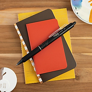 PILOT FriXion Clicker Erasable, Refillable & Retractable Gel Ink Pens, Fine Point, Black Ink, 3-Pack (31464)