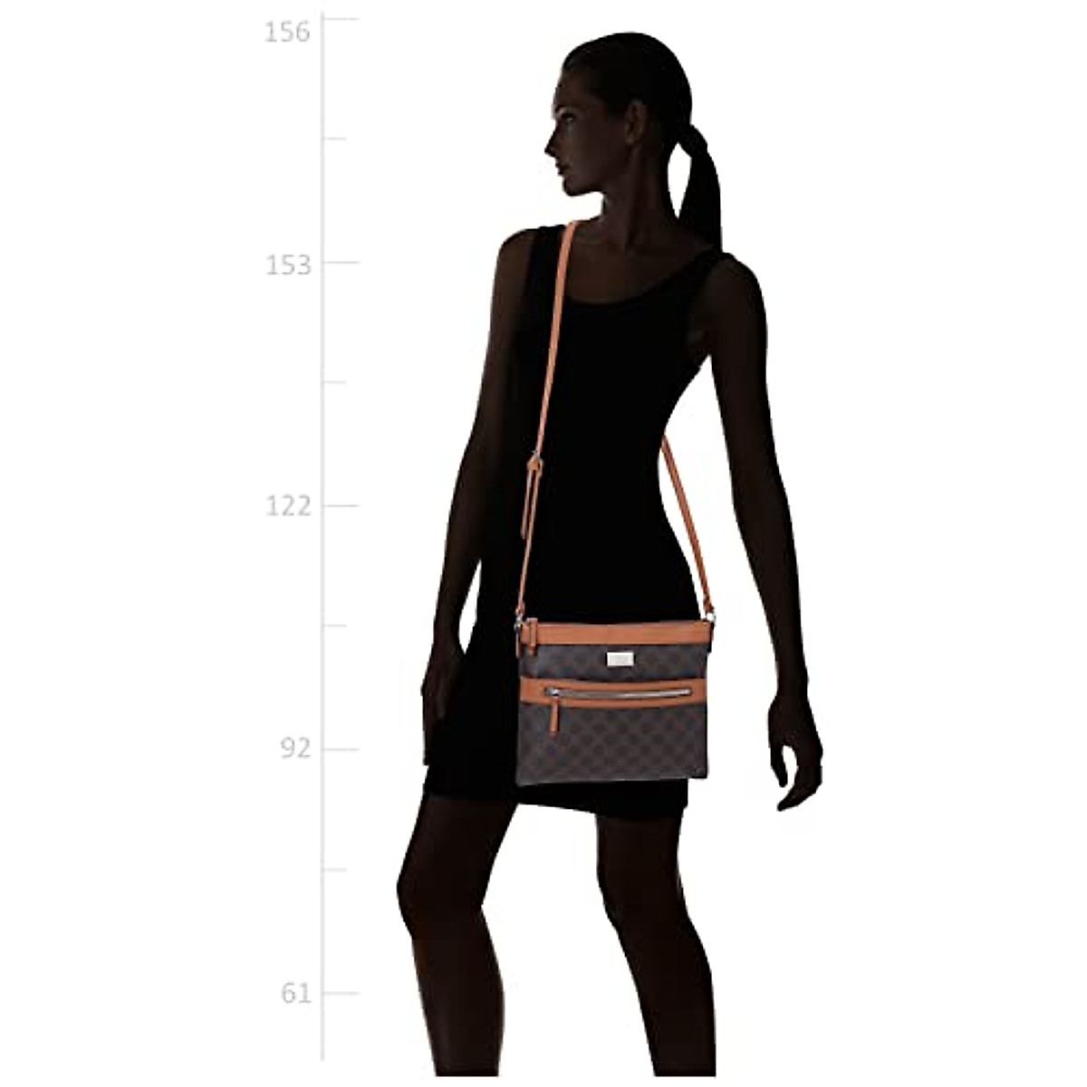 Nine West Coralia Mini Sure Spring Crossbody Brown One Size