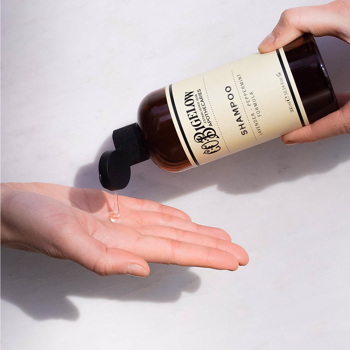 C.O. Bigelow Shampoo, Lavender Peppermint Shampoo Cleanses & Soothes Hair & Scalp, Luxury Shampoos for Men & Women, 10.4 Fl Oz.