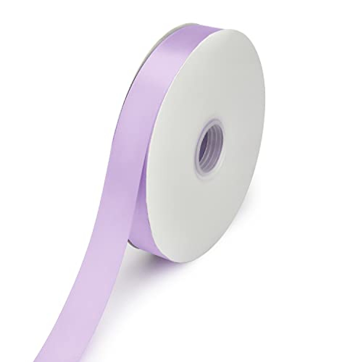 Light Purple Ribbon for Gift Wrapping, 1 Inch x 100 Yard Continuous Ribbon Perfect for Wedding Decoration, Valentine's Day Craft, Bow Making