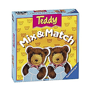 Ravensburger Teddy Mix & Match - Interactive Children's Game | Quick Play | Ideal for Age 2 and Up | Classic Family Fun | Quality Craftsmanship