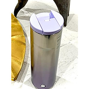 Starbucks Green/Purple/Silver Vacuum Insulated Stainless Steel Tumbler 20 Fl Oz