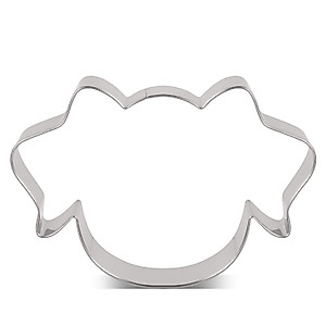 LILIAO Dog Face Cookie Cutter for Homemade Dog Biscuit Treats - 4 x 2.7 inches - Stainless Steel