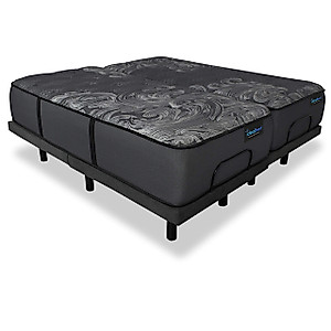 iDealBed iQ5 Luxury Hybrid Mattress and Adjustable Bed Sleep System, Pressure Relief Sleep, Zero Gravity, Anti-Snore, Custom Comfort Positions (Split King, Luxury Firm (Medium Firm) + 4i Custom)