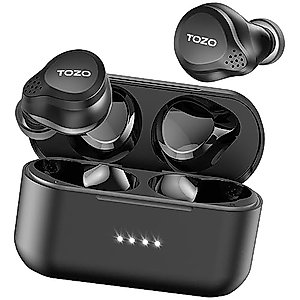 TOZO NC7 All-Function Hybrid Active Noise Cancelling Wireless Earbuds, Bluetooth 5.3 Headphones with Ultra Long 72H Playtime, in-Ear Detection, App Customization, Immersive Sound Deep Bass Headset