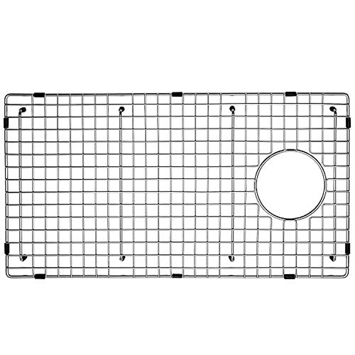 Serene Valley Sink Bottom Grid 26-15/16" X 14-1/16", Side Drain with Corner Radius 3/8",NDG2714S