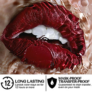 FOCALLURE Ultra Matte Liquid Lipstick,Longwear Rich Lip Colors,Easy to Create a Sexy Lips with High-grade Formula,Long Lasting Waterproof Lipstick Make Up,LAVENDER BLUSH