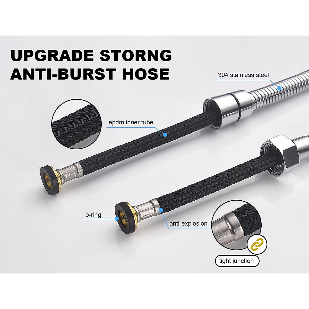 YUNZHIZHAO Powerful Handheld Bidet Sprayer for Toilet/Bathroom, Multi-Purpose Spray with Complete Premium Accessories