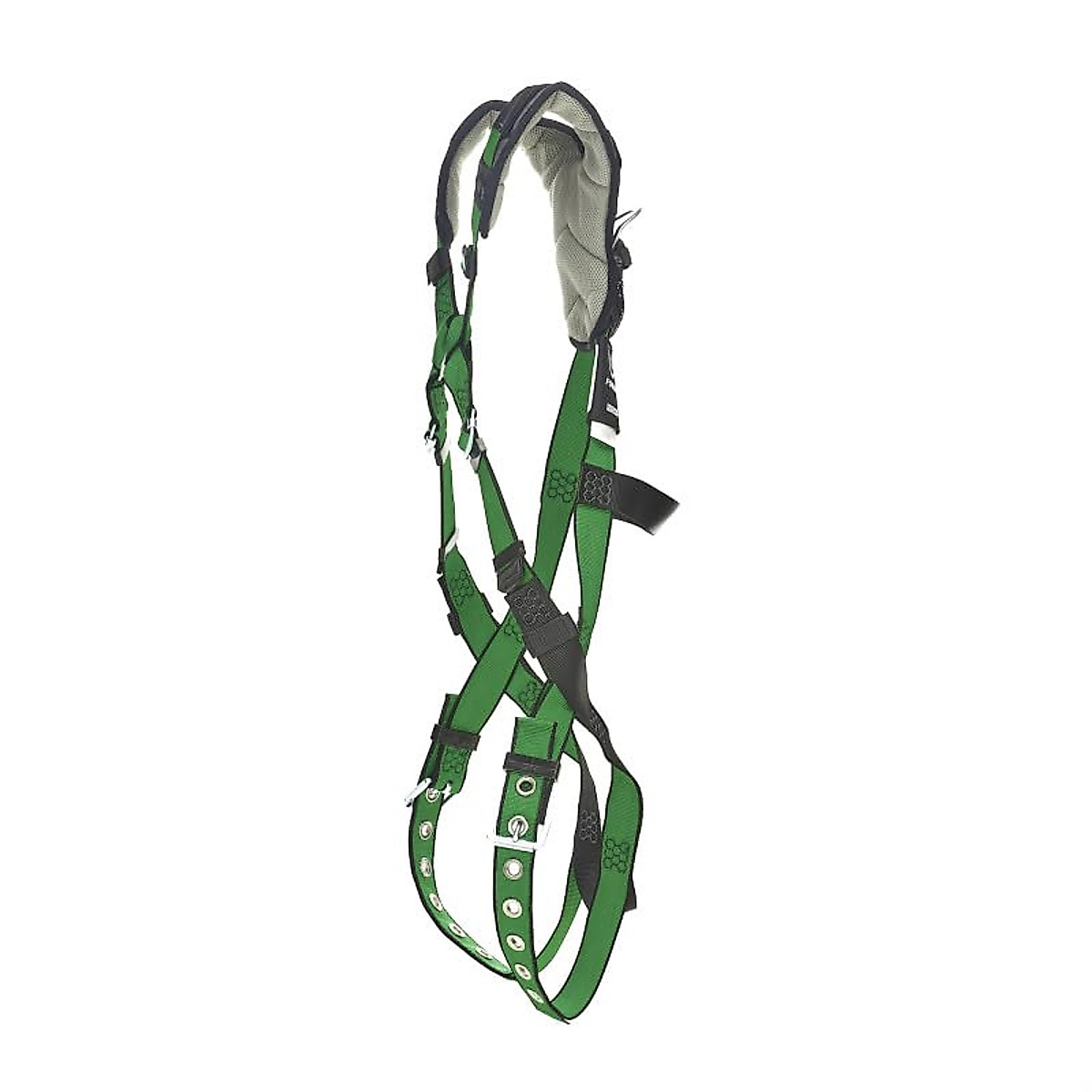 MSA 10205845 V-Form+ Full Body Safety Harness - Size: Standard (Medium), D-Ring Configuration: Back, Tongue Buckle Leg Straps, With Shoulder Padding, Full Body Harness