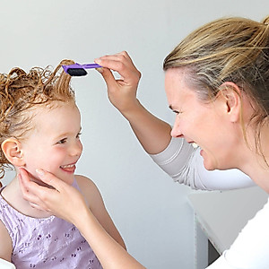 6 Pieces Hair Edge Brush with Rat Tail Comb Double Sided Control Hair Comb Hair Edge Brush Comb for Women Girls Beauty Natural Styling Hair Edge Eyebrow Brushes