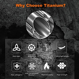 TI-EDC Titanium Beer Bottle Opener Keychain Pendant Compact Durable Easy to Use Cap Opener