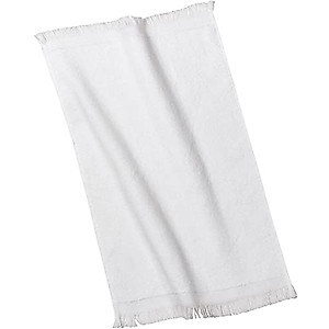 GEORGIABAGS Set of 3 Terry Cotton Fingertip Hand Towels, Cotton, Size 11"x18", Hemmed Ends, Sport Towel, High Absorbent
