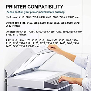 GPC Image Remanufactured Ink Cartridge Replacement for HP 56 57 Ink High Yield to use with Deskjet 5550 5650 5150 5850 Photosmart 7260 7450 7150 7350 Printer (1 Black, 1 Tri-Color, 2-Pack)