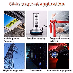 Paddsun LED EMF Meter Magnetic Field Detector Ghost Hunting Paranormal Equipment Tool Tester Portable Counter