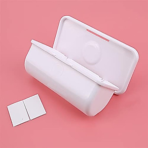 Mvude Grocery Bag Storage Holder, Trash Bag Dispenser Hanging Organizer,White,5.91 * 2.95 * 2.17 inch