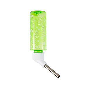 Lixit Critter Bright Water Bottles for Hamsters, Rabbits, Chinchillas, Ferrets, Guinea Pigs and Other Small Animals (4 Ounce, Assorted Colors Pack of 1)