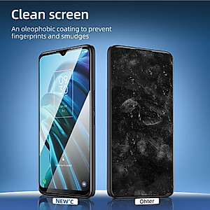 NEW'C [3 Pack] Designed for TCL 30 XE 5G Screen Protector Tempered Glass, Bubble Free, Ultra Resistant