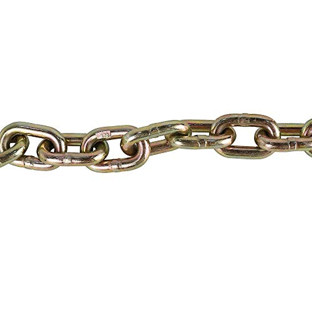 NBJINGYI 3/8" X 35" Trailer Safety Chain 2pcs Grade 70 Binder Chain with Clevis Grab Hooks