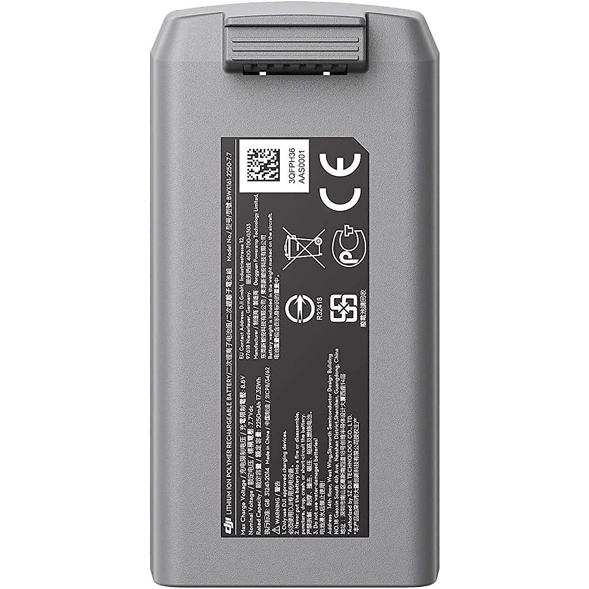 CAMRISE Original DJI Mavic Mini 2 Two-Way Charging Hub and Two Pack Intelligent Flight Batteries (for SE Drone ONLY) Gray