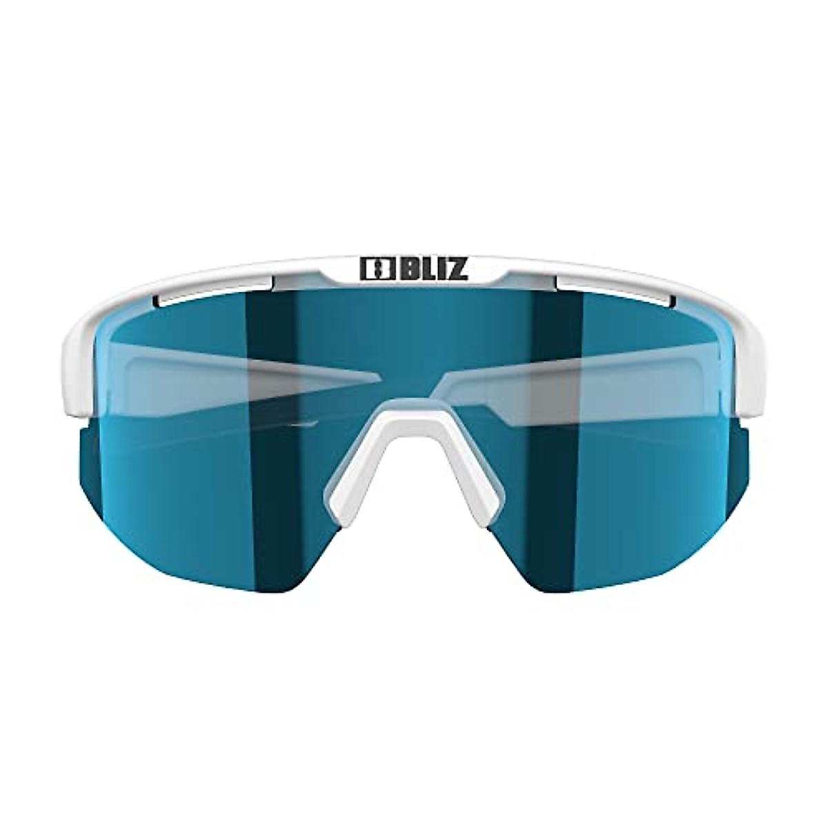 Bliz Matrix Small Sunglasses, Matte White/Blue Multi, 56mm