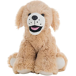 Goldie The Lab/Retriever 16 inch Plush Toy Cuddly Soft Stuffed Animal Dog Gift for Kids Cute Puppy Perfect for Pet Lovers Birthdays Collectible Snuggly Companion Ideal for Boys and Girls Nursery