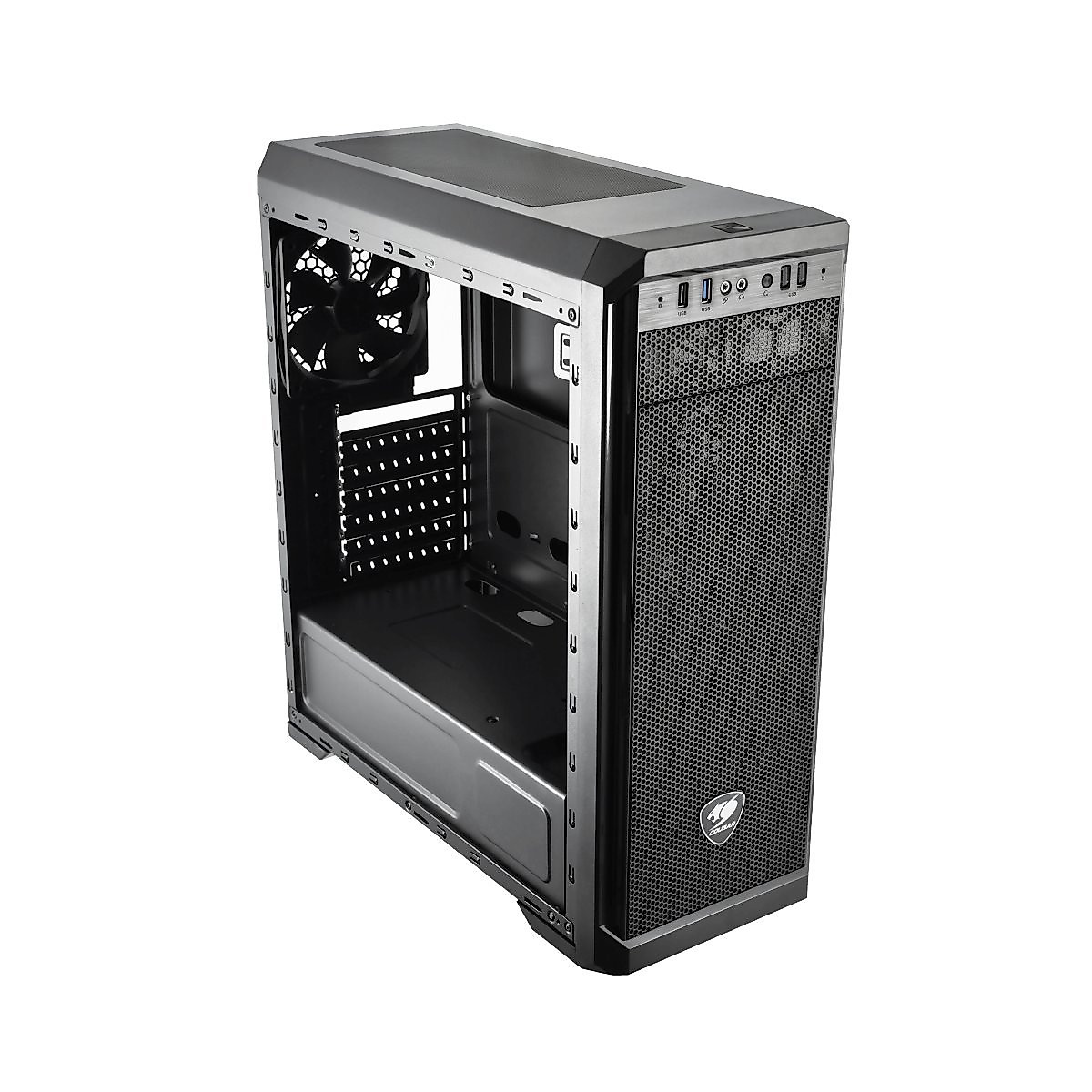 COUGAR MX330 Mid Tower Case with Full Acrylic Transparent Window