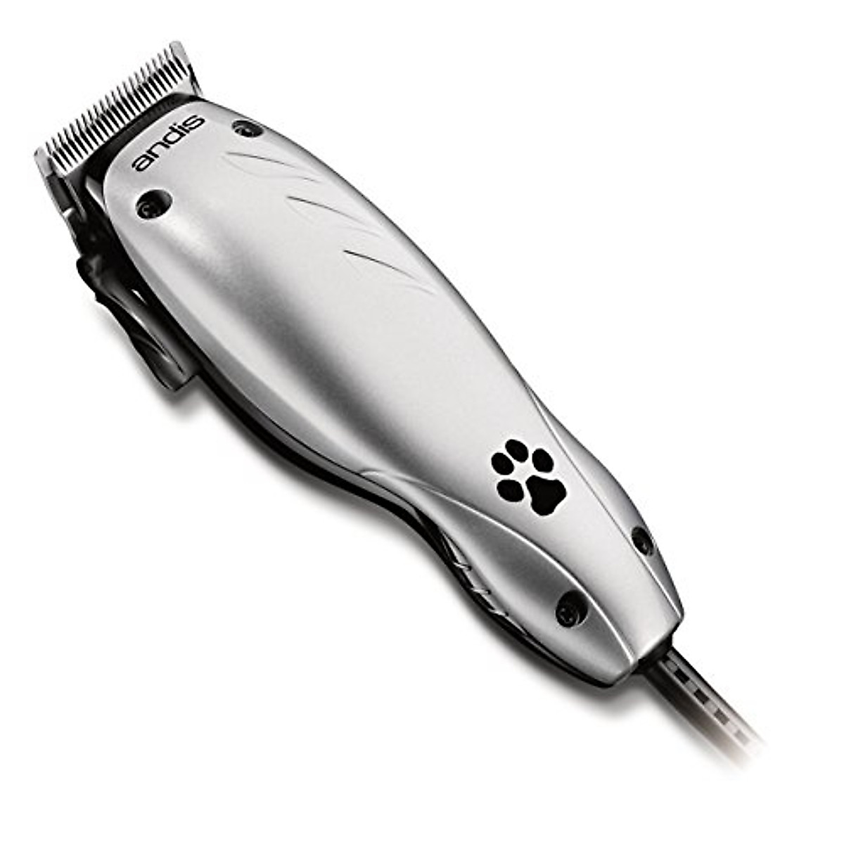 Andis EasyClip Multi-Style 10-Piece Adjustable Blade Clipper Kit, Animal Grooming, Silver, MC-3 (18410)